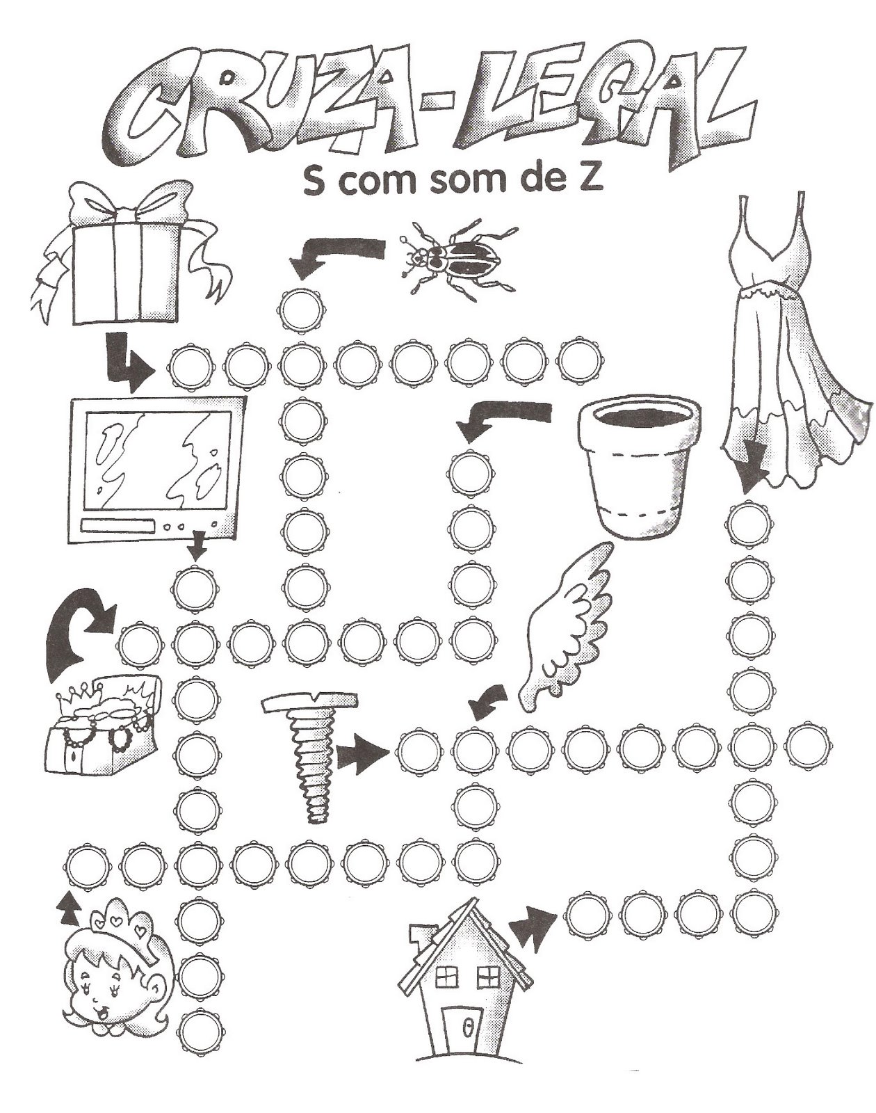 Cruzadinha "S" com som de "Z"