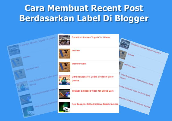 Cara Membuat Recent Post Berdasarkan Label Di Blogger - Blog TEKNO