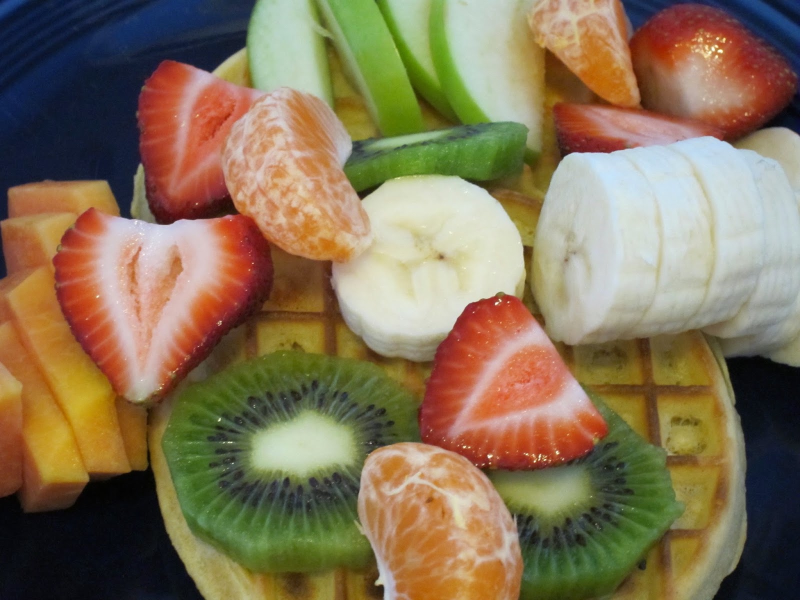 The Case of Happy Canada Day and Waffles with Fruit!