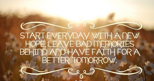 Hoping For A Better Tomorrow Quotes
