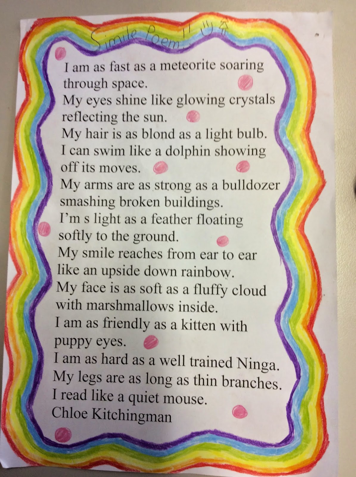 Room 10 - Russley School: February 2015