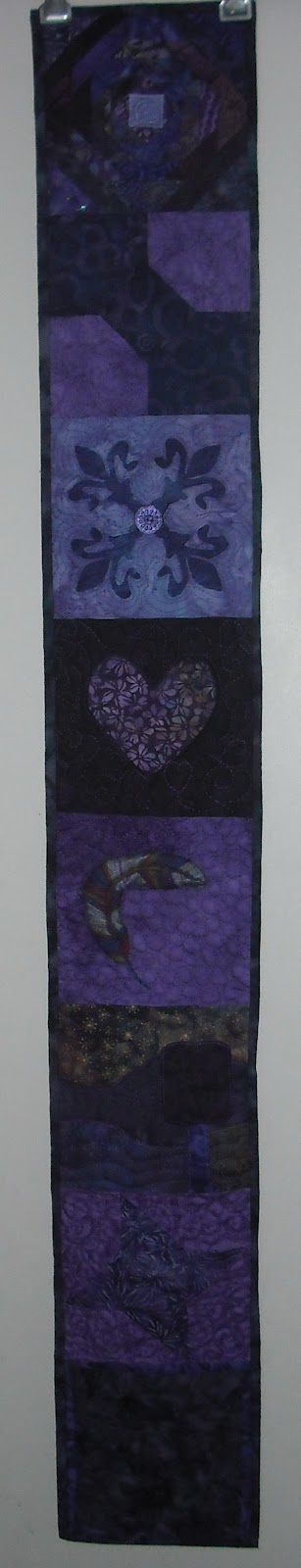 All of Me: Quilt banner finished