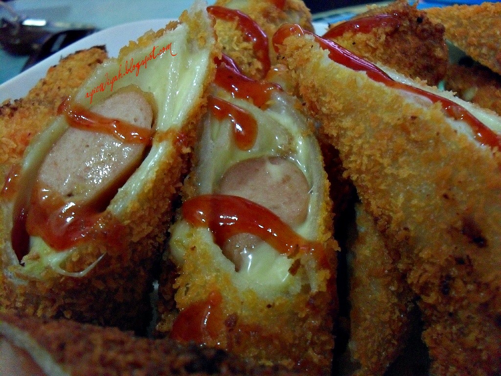 :: Seindah Bicara Sesedap Rasa ::: Roti Sosej & Slice Cheese