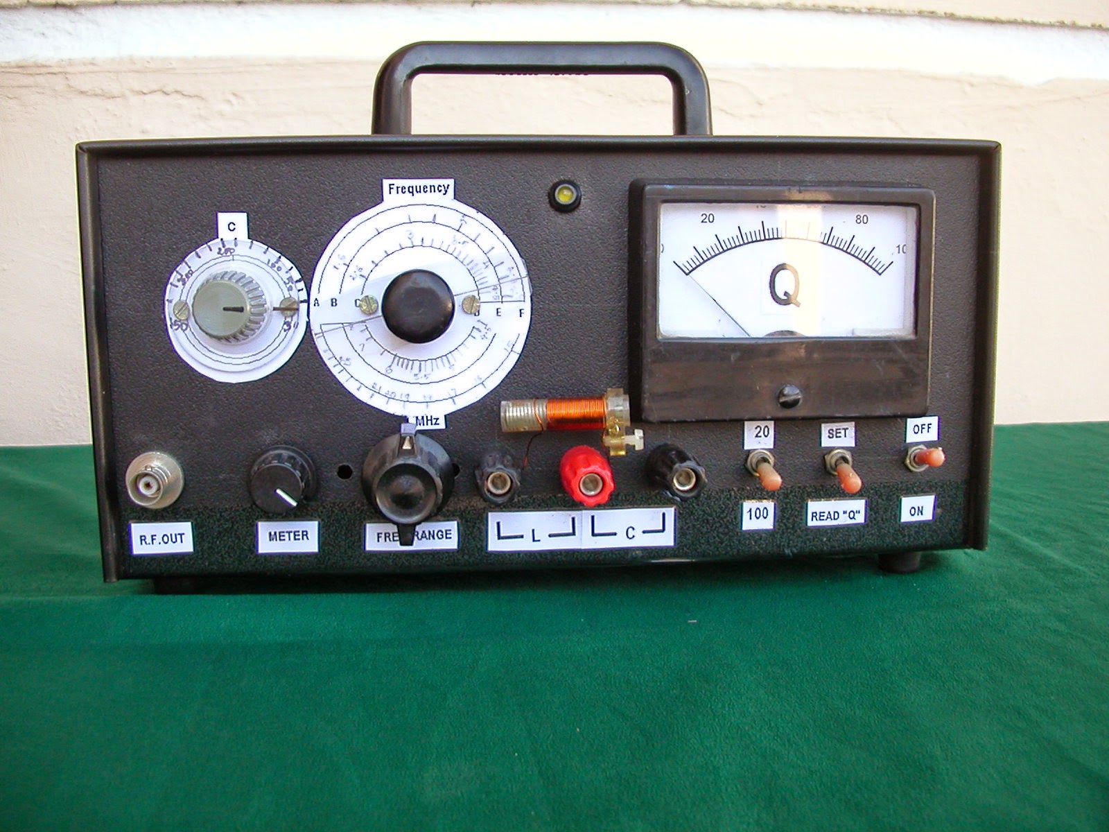 VU2PTR - Thyagu's Blog on HAM Radio: Home brewed "Q" Meter