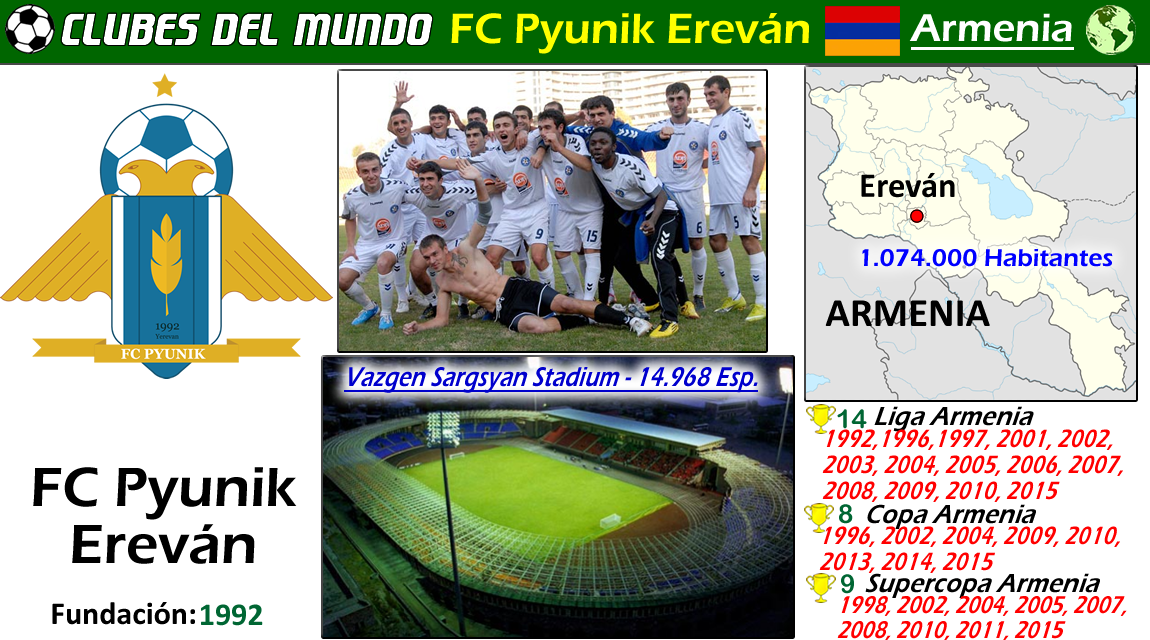 Clubes del Mundo del Fútbol: Clubes del Mundo: FC PYUNIK EREVÁN ...