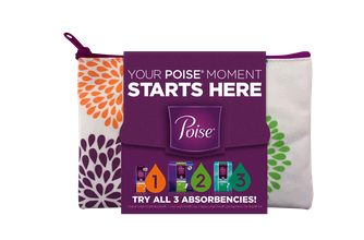 Shoppin N More: Free Poise Light Leaks Sample Pack with Zipper Bag