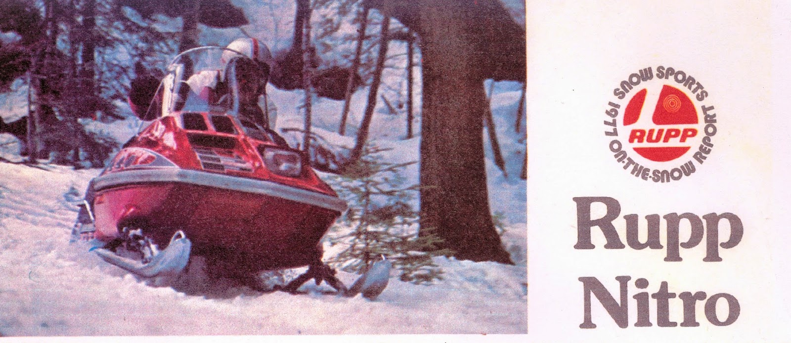 CLASSIC SNOWMOBILES OF THE PAST: 1977 RUPP NITRO