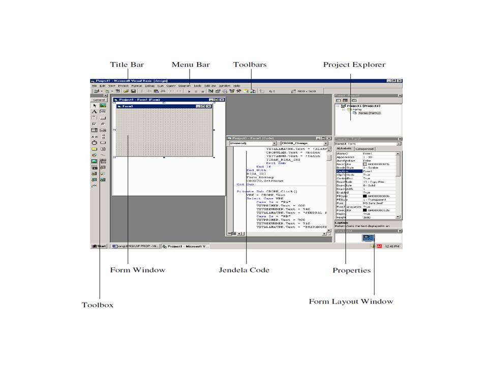 Orange Blog: Pengenalan Dasar Visual Basic 6.0, Lengkap!