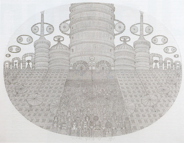 Sanguinaria Marilú: Las ilustraciones visionarias de Vello Vinn.