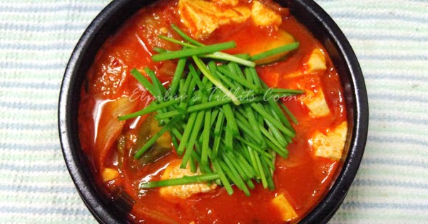 Elinluv's Tidbits Corner: Tofu And Fish Kimchi Jjigae