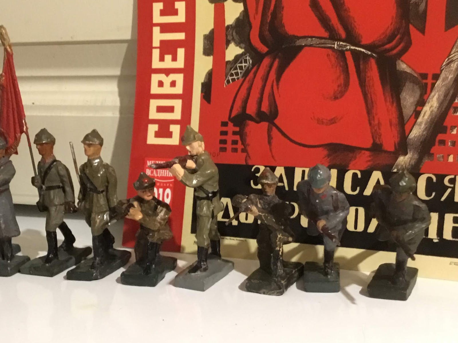 Toy soldiers and real battles: Vintage Red army soldiers from Durso Company