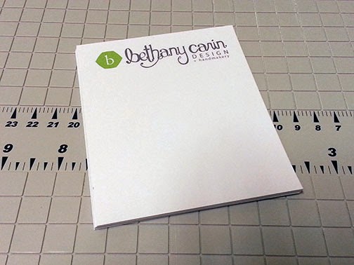 DIY Easy + Cheap Custom Notepads | Bethany Carin Design + DIY