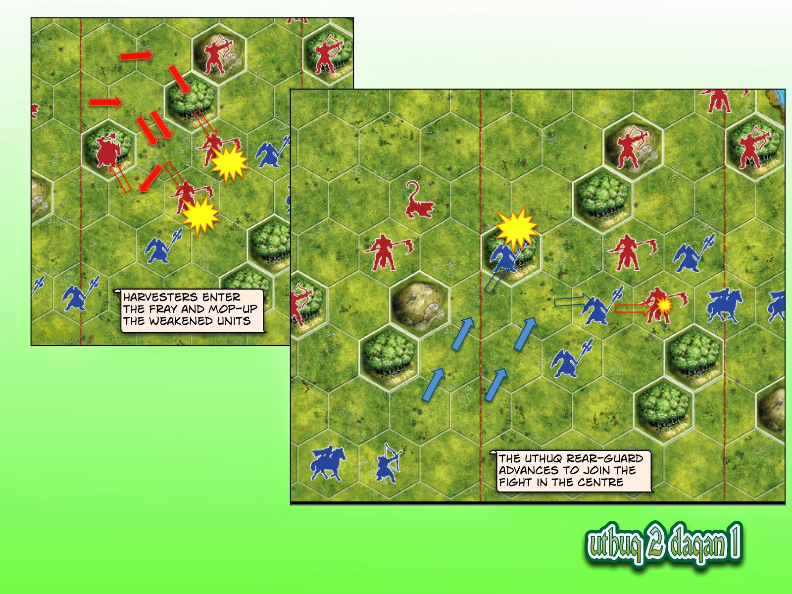 Wargaming with Barks: Battlelore- overview, painted figures and AAR