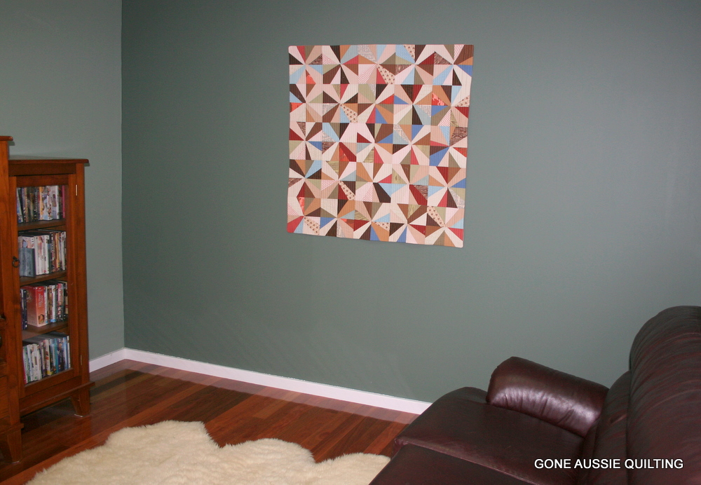 Gone Aussie Quilting: Wall Hanging for Sewing Room Finished