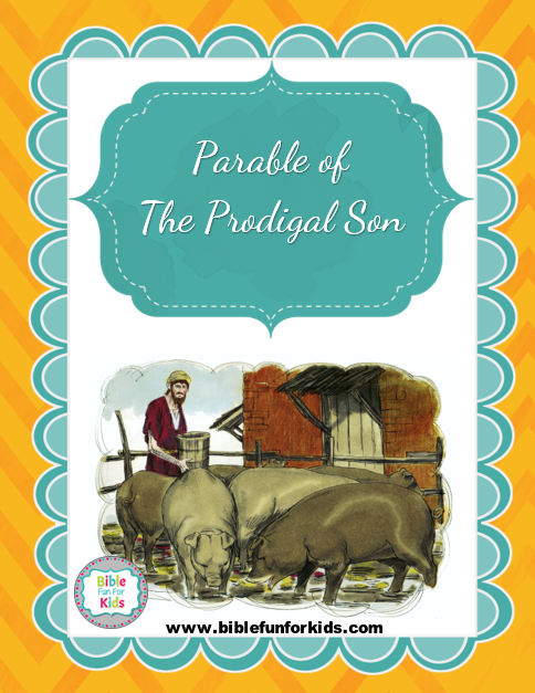 Prodigal Son Songs and Piggy Shape Book | Bible Fun For Kids