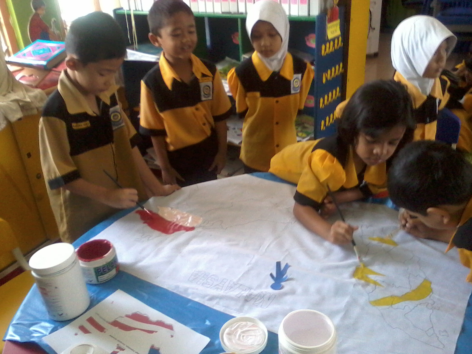 Prasekolah SK Raja Muda Musa: Kain Rentang 1 Malaysia Prasekolah