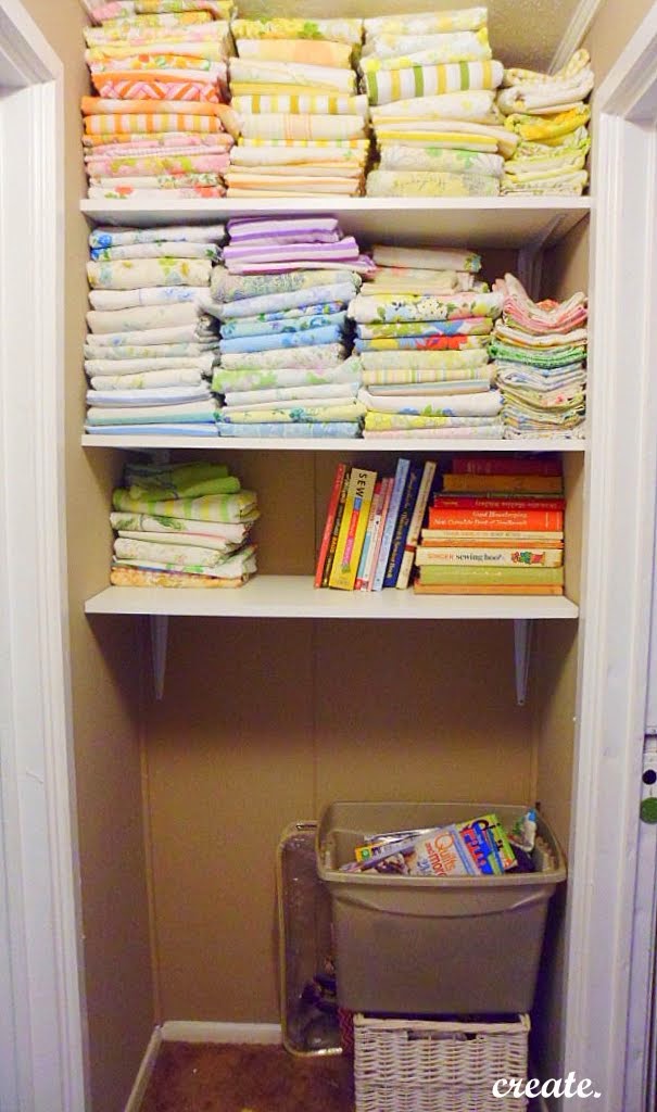 create.: Vintage Sheet Storage