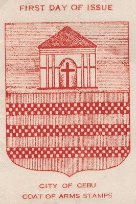 Philippine Republic Stamps : 1951 City of Cebu Coat of Arms