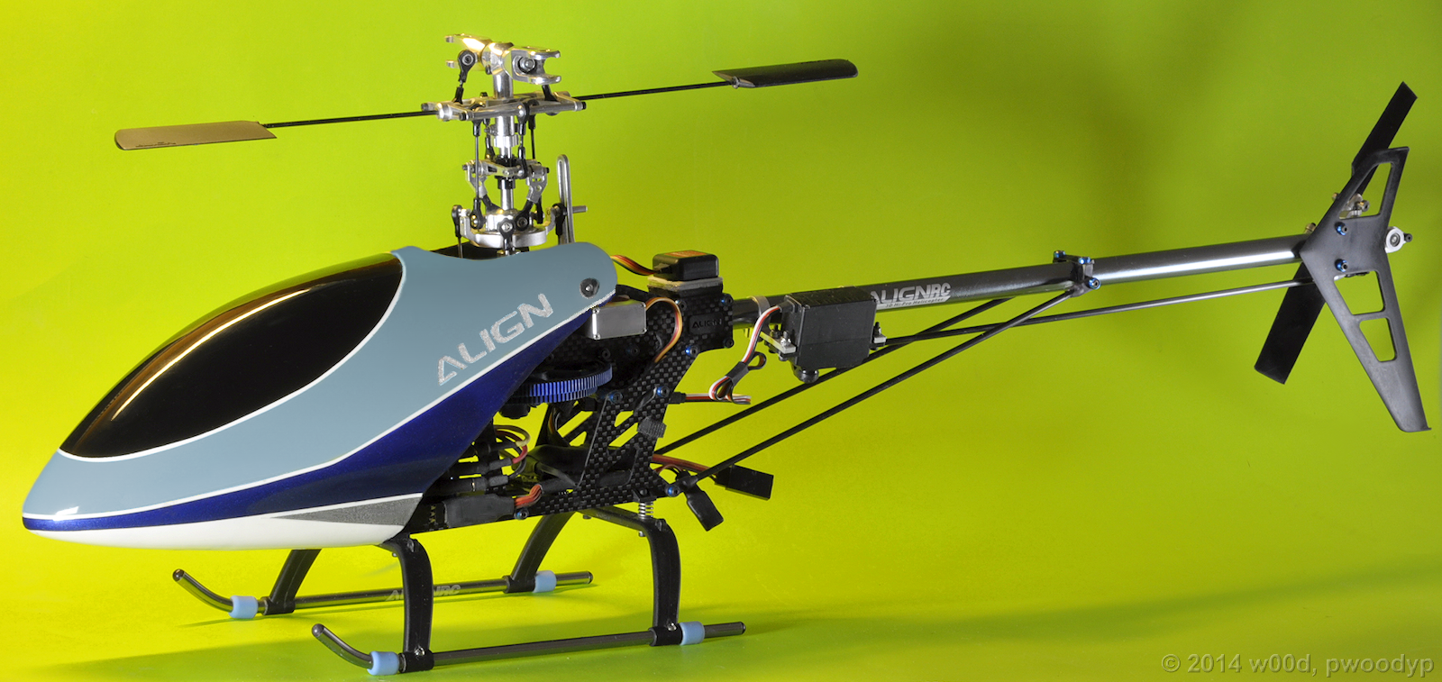 w00d's Photo Muse: ALIGN TRex 450 Colour Change