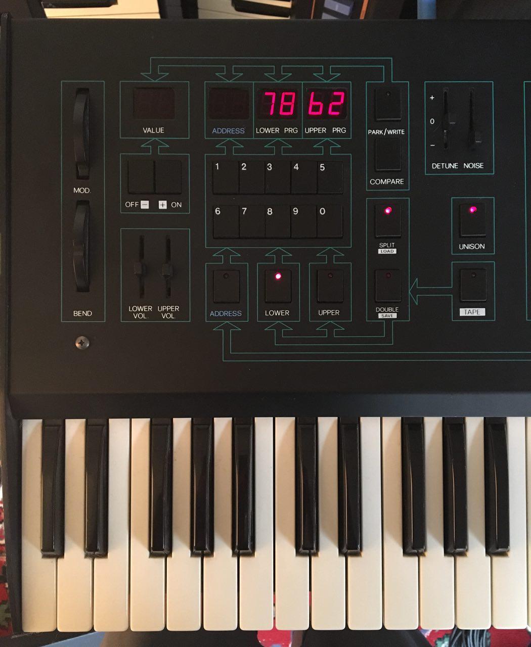 MATRIXSYNTH: CRUMAR BIT ONE VINTAGE ANALOG SYNTHESIZER SN 01105