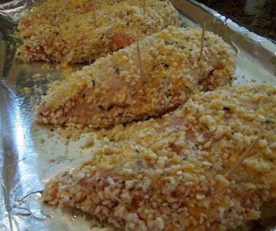 Oven Fried Provolone Stuffed Chicken Breasts ...