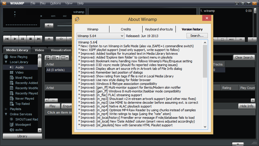 Winamp Pro 5.64