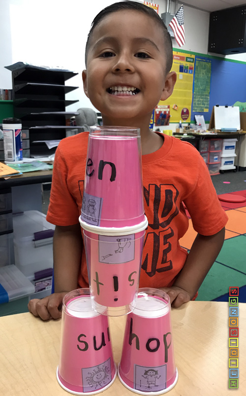 Middle Sound Cups! How to Teach Kids to Find the Middle Sound of a Word