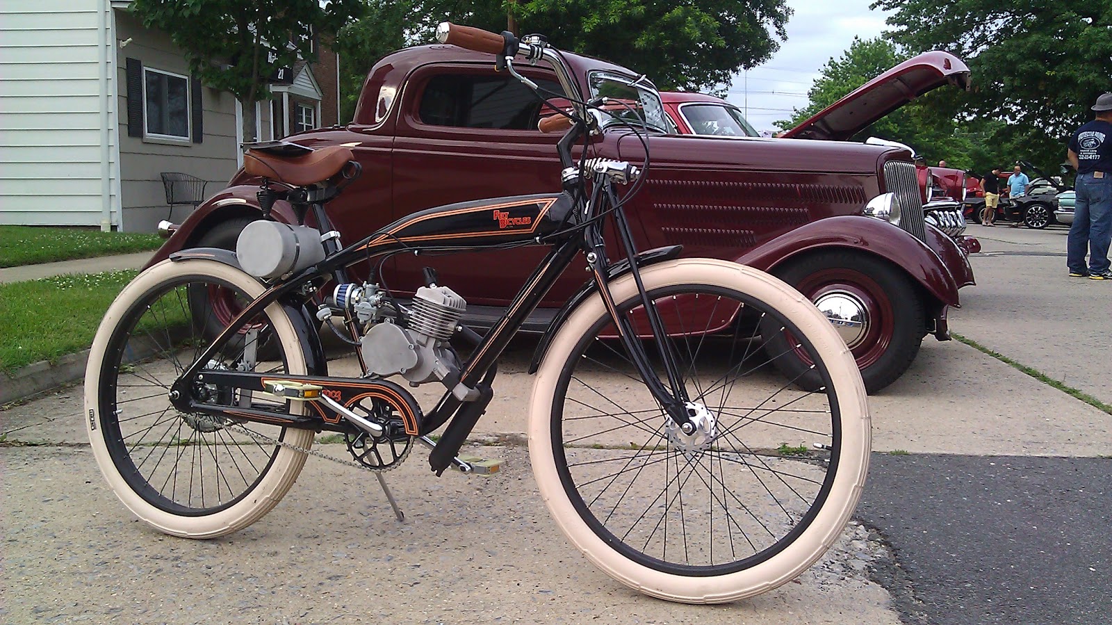 Motoped motorized survival bike will get you there and back