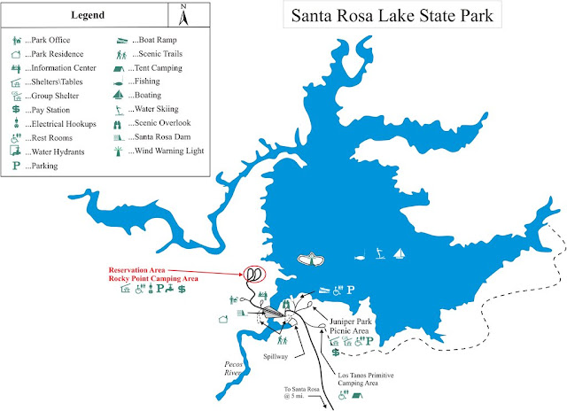 Santa Rosa Lake State Park, (Rocky Point), New Mexico