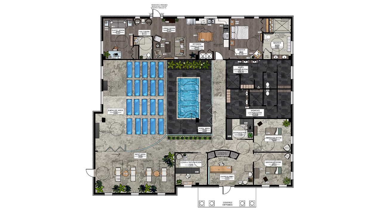 thespottedspaniel: Malama Med Spa Floor Plan