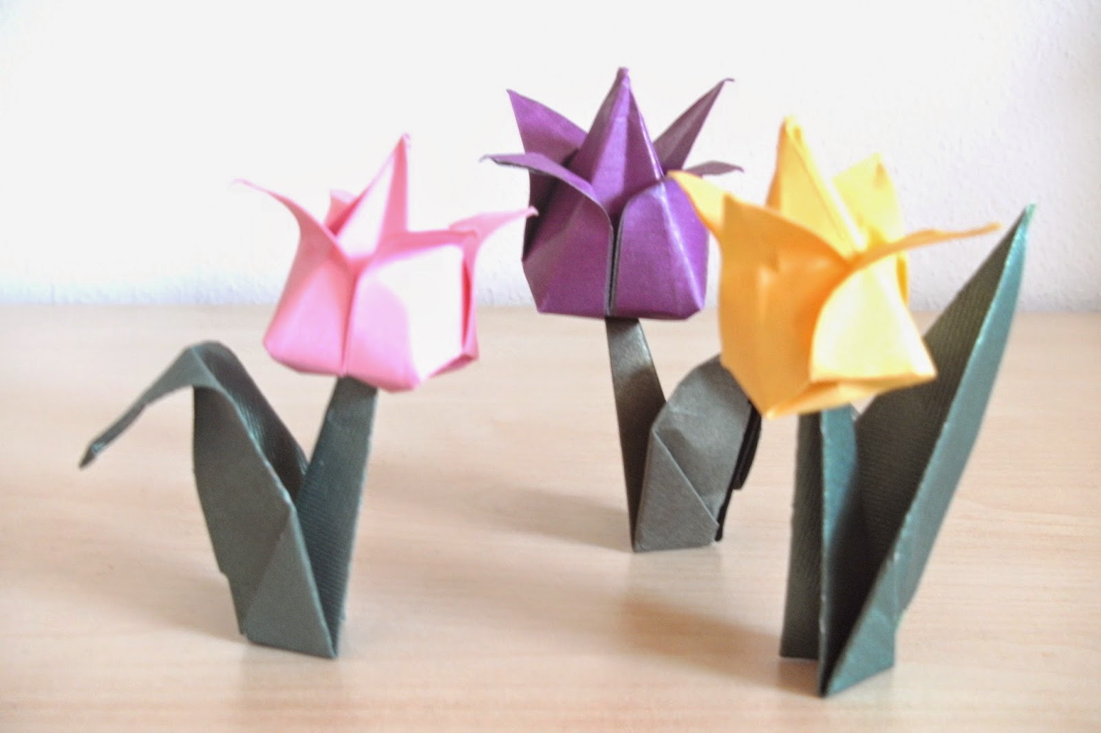 Origami Tulpe - Tulip