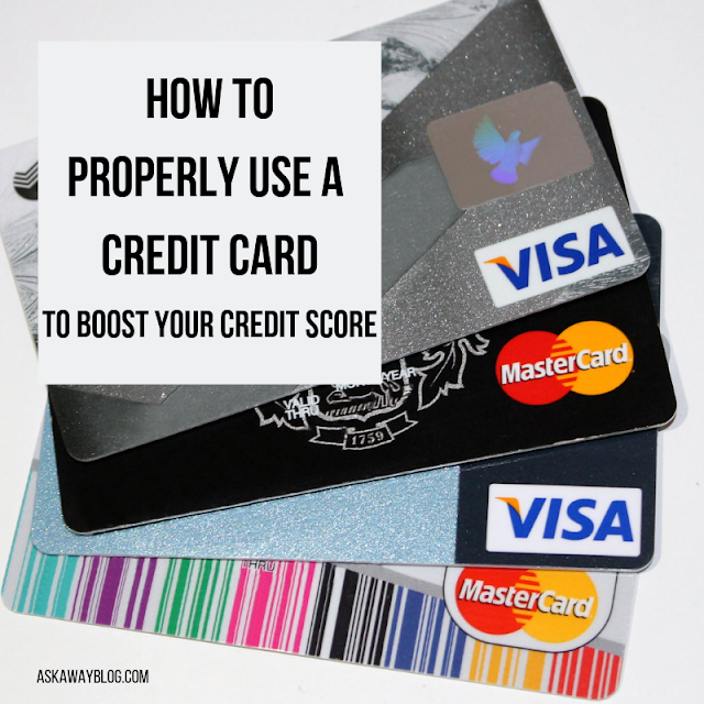Ask Away Blog: How To Properly Use a Credit Card to Boost Your Credit Score