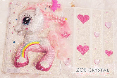 Swarovski / Czech Crystal 3D My Little Pony iPad / Samsung Galaxy Tab ...