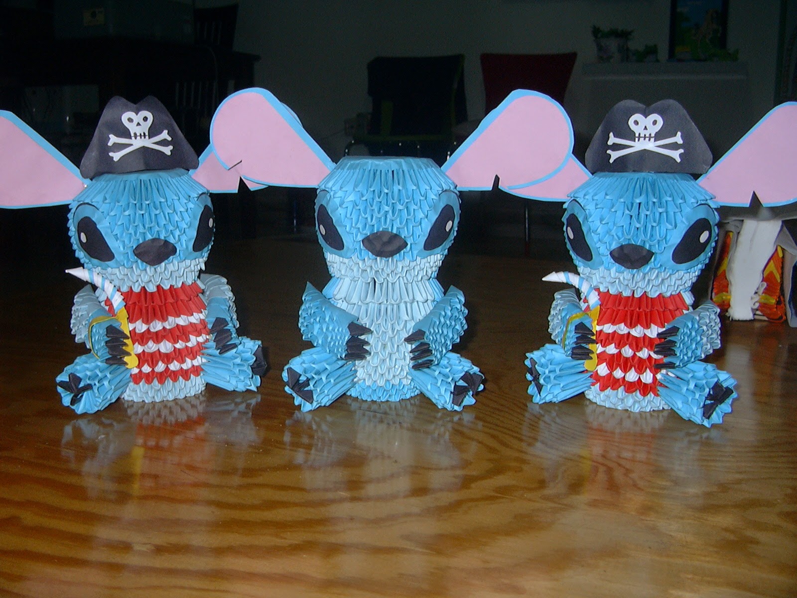 ICHANOKO 3D ORIGAMI INDONESIA: Stitch