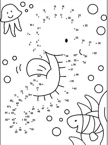 Para los peques de la casa.: úne los números