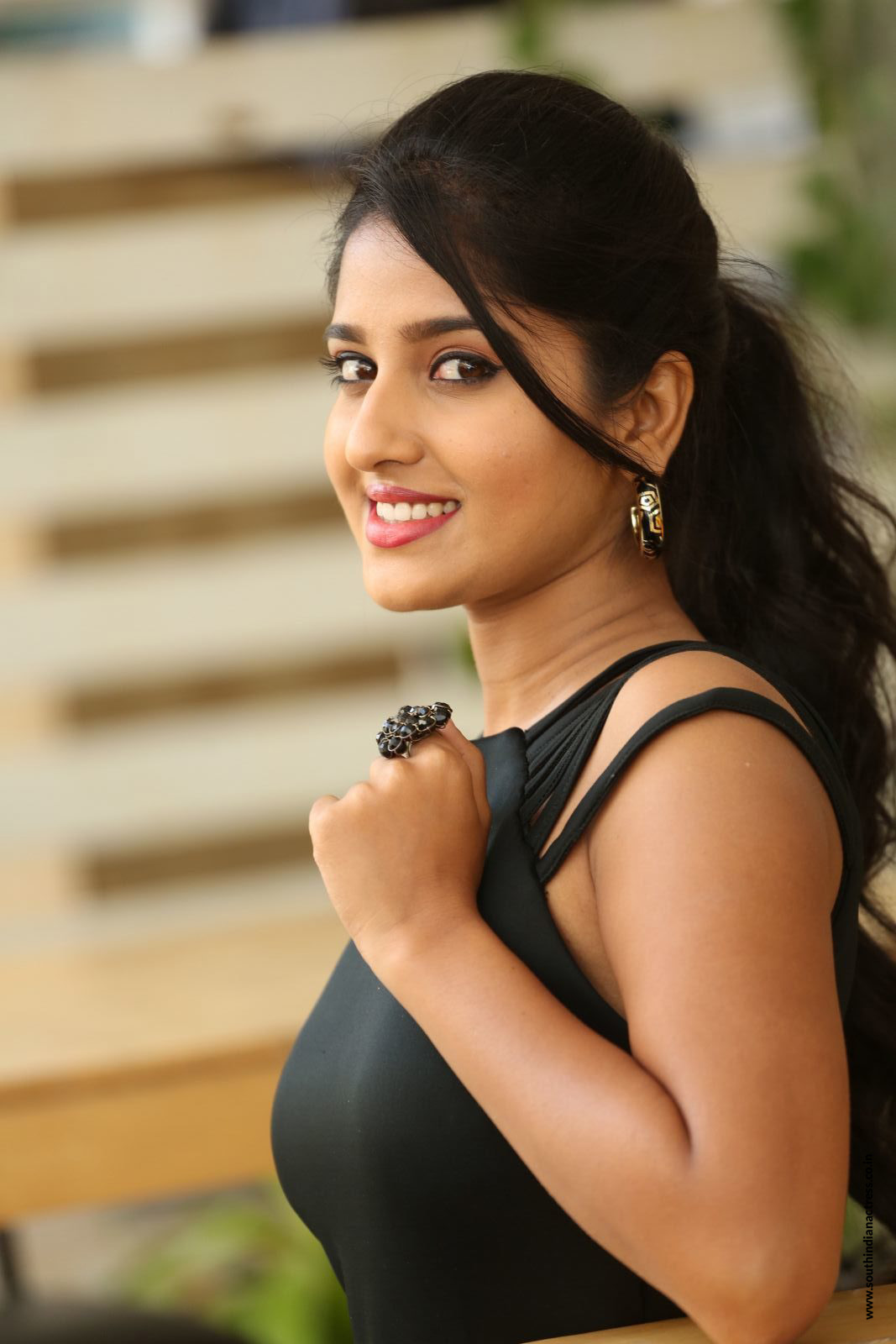 Meghana Lokesh at Idi Maa Prema Katha Interview - South Indian Actress