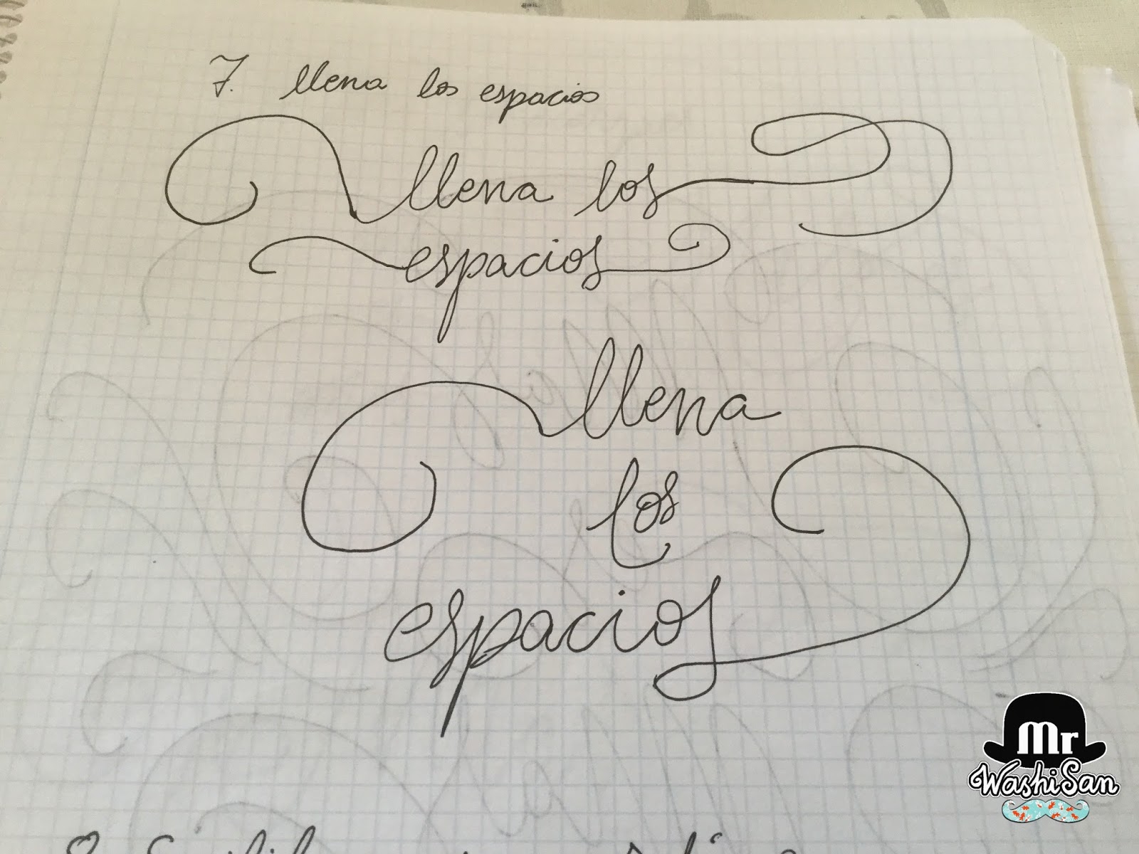 Mr WashiSan: 10 consejos para decorar con florituras tu lettering