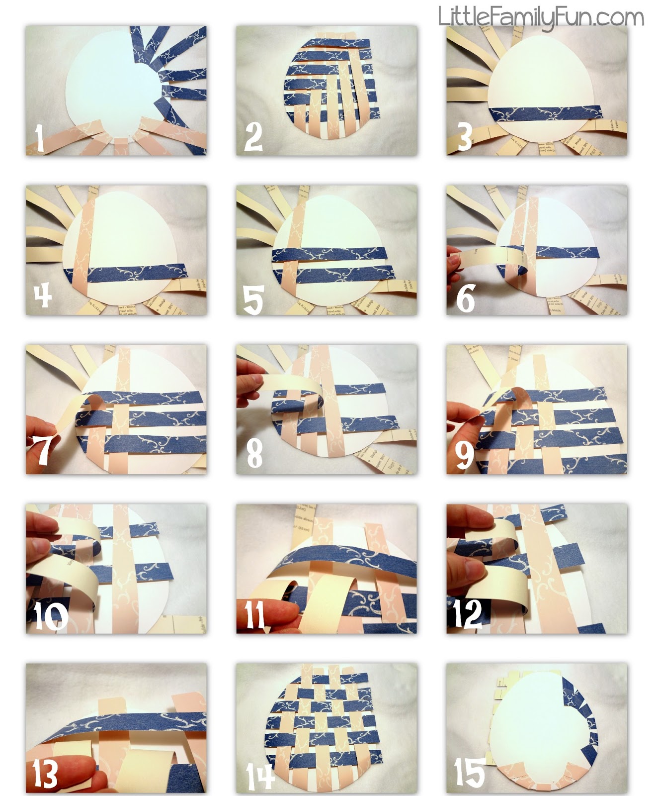 Little Family Fun: Paper Weave Egg