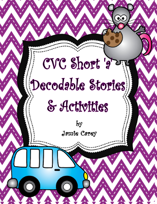 Busy Mama & Her Boys: CVC Short 'a' Decodable Stories & Activities