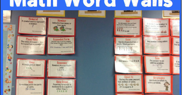 Planning In Paradise: Math Word Walls: Unlocking the Language of ...