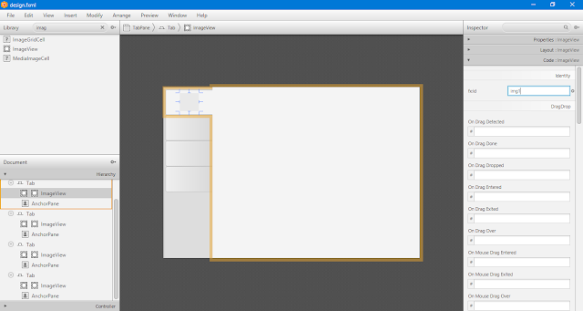 How to write JavaFX CSS for tab pane