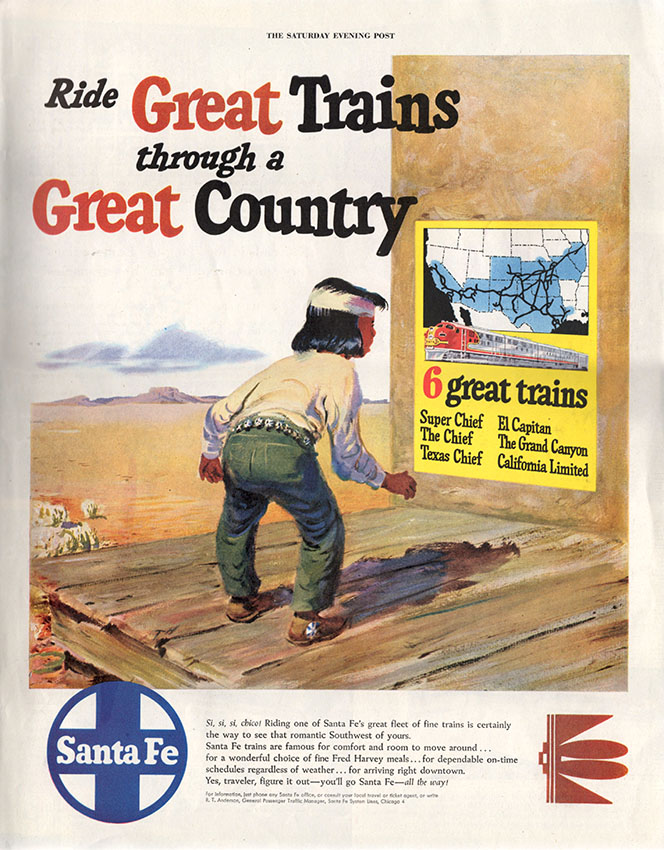 Phil Beard: Santa Fe Railroad Advertising