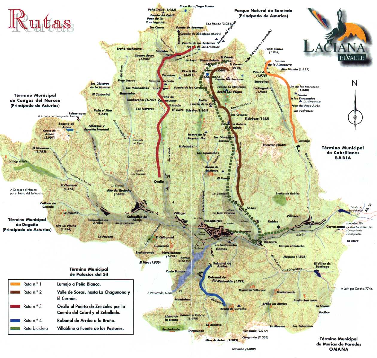 Prácticas de Blogger: La comarca de Laciana