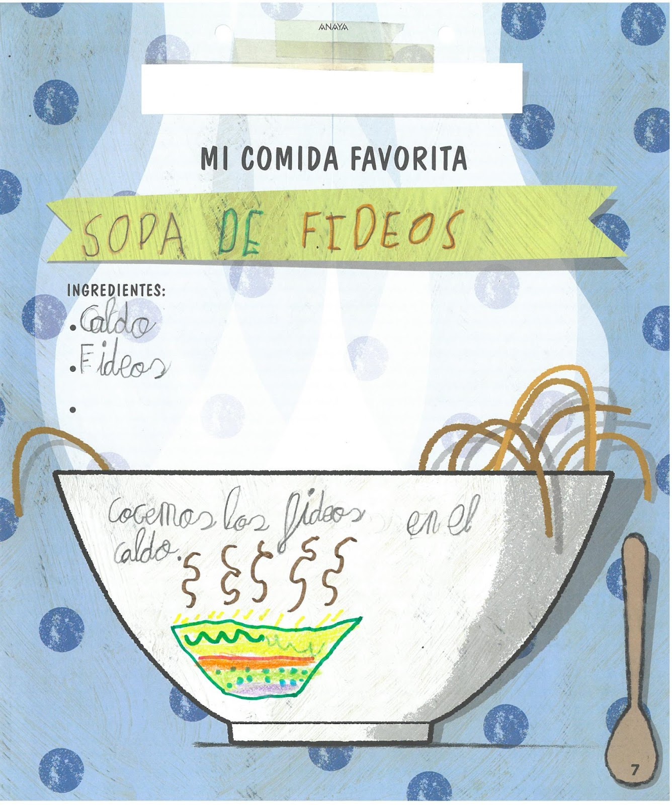Ideas como castillos (Nuestro blog de expresión): Mi comida favorita