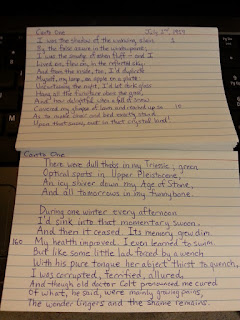 Natural Philosophy: Pale Fire Poem on Index Cards