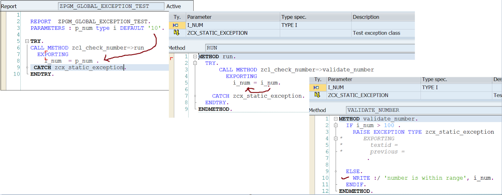 Techsap Oo Abap Exception Using Global Exception Class With Texts
