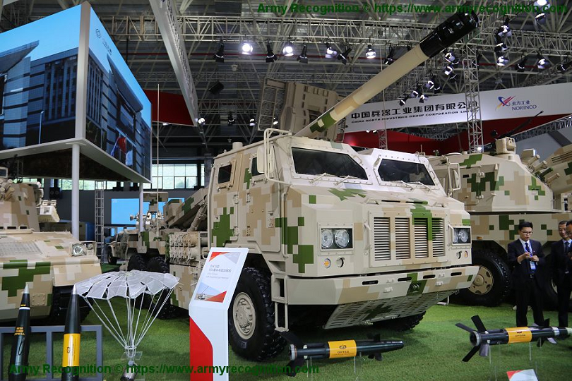 Defensa y Armas: AirShow China 2018: nuevo obús autopropulsado SH15 155 mm 8x8