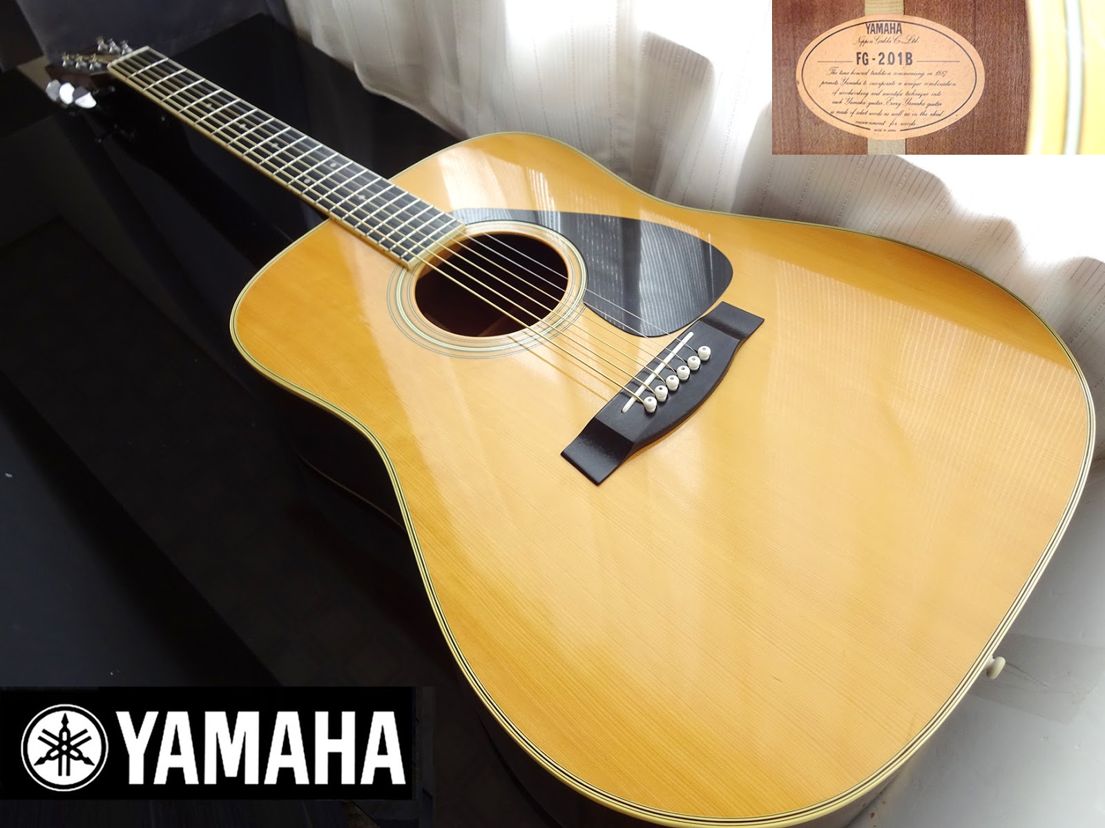 Japanese Vintage Guitars: YAMAHA FG-201B