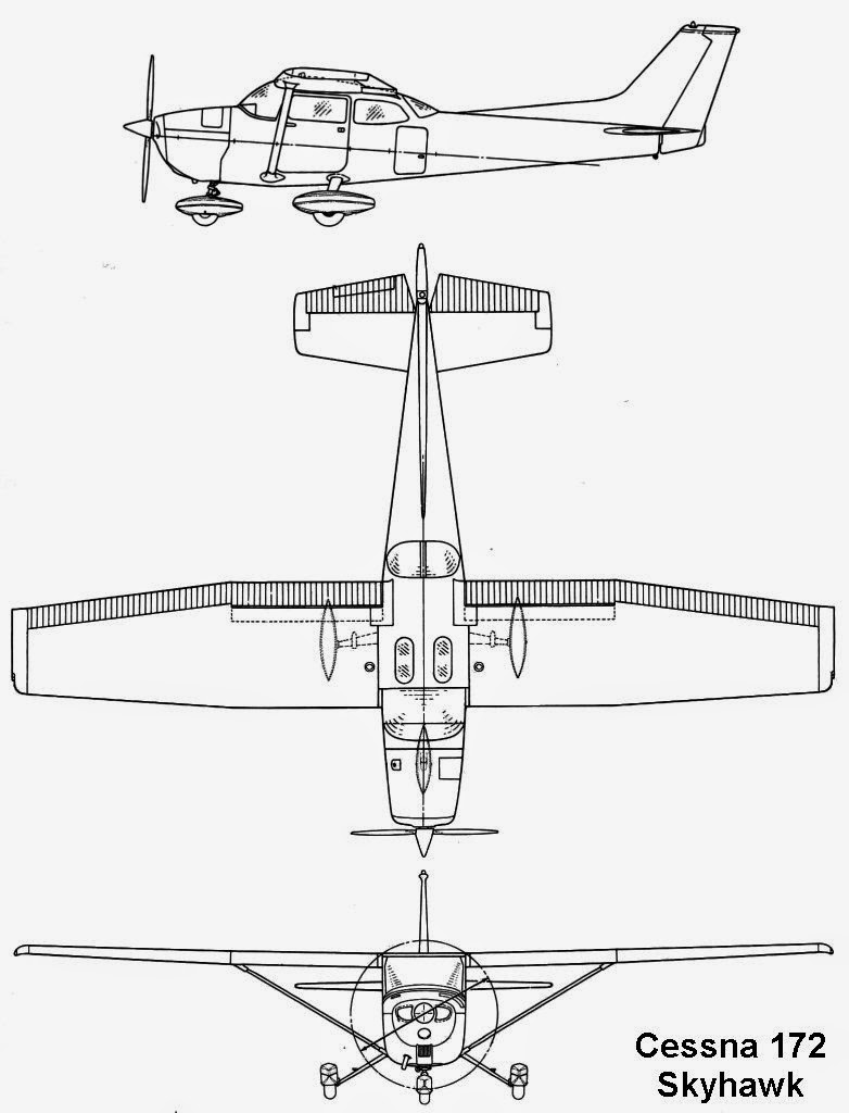 AIRPLANE SCALE MODELKIT: Cessna-172