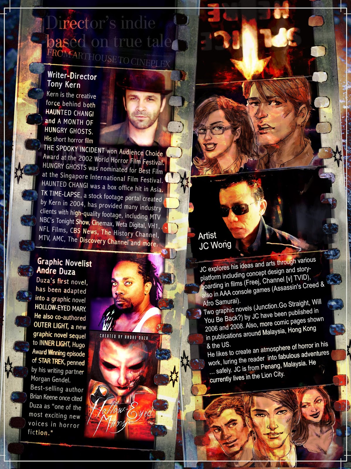 Art and Life: JC Wong: Movie Adaptation Graphic Novel: Afterimages (2014)